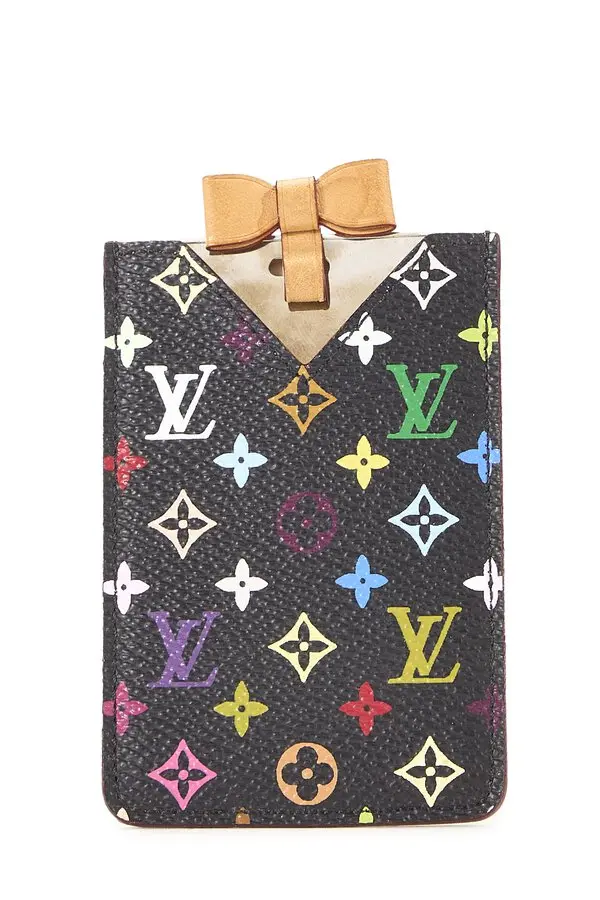 LOUIS VUITTON Takashi Murakami X Monogram Multicolore Etui Miroir - Black