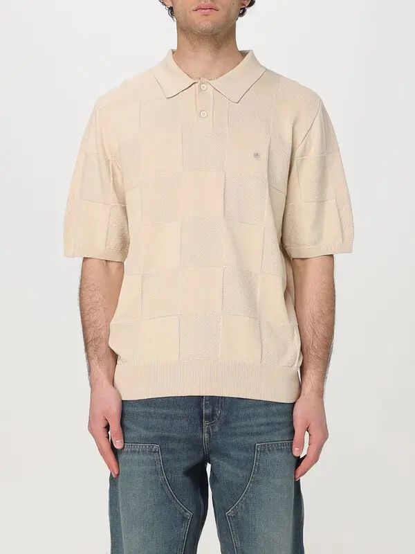 Carhartt Work In Progress Polo Shirt - Natural