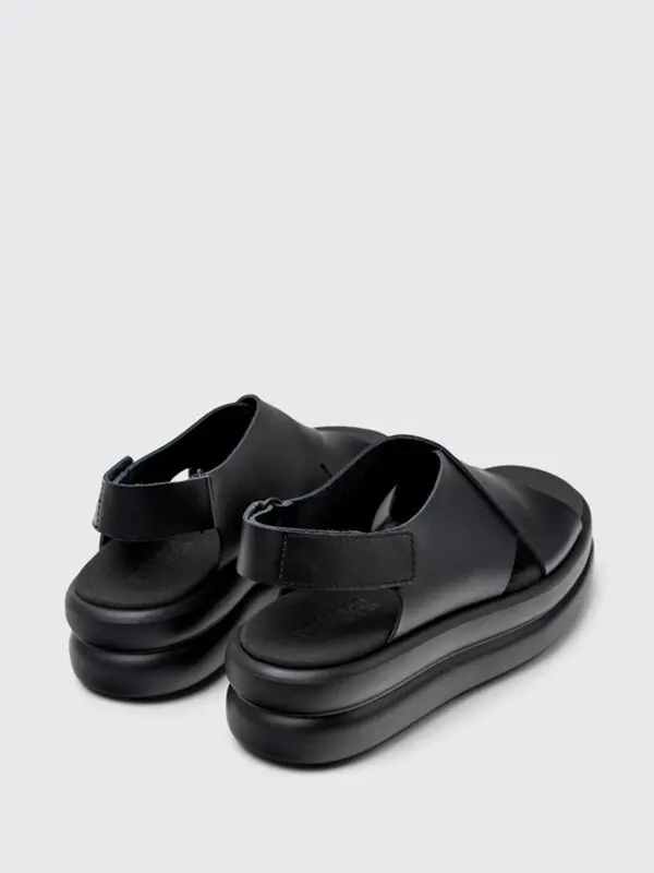 Camper Heeled Sandals - Black