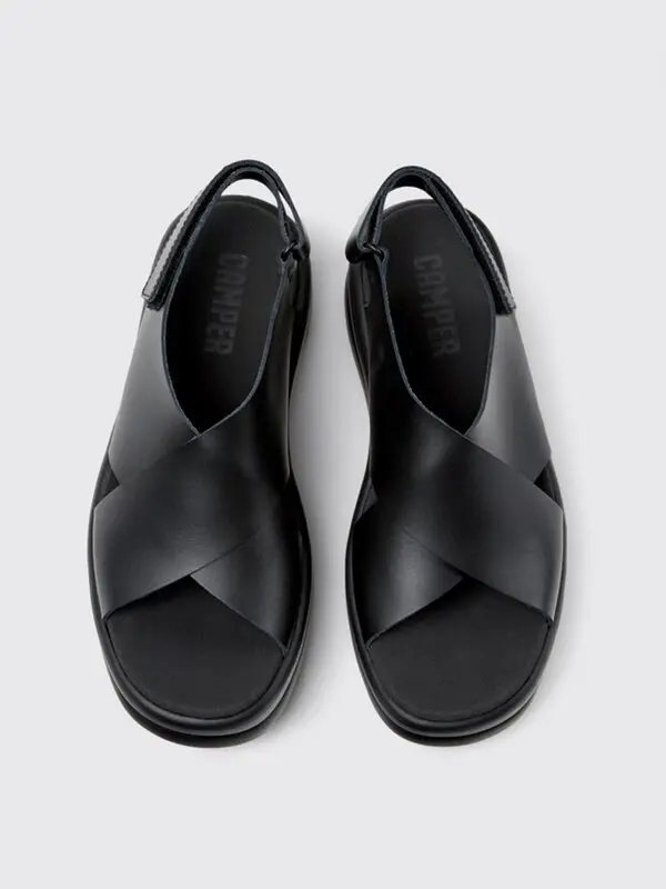 Camper Heeled Sandals - Black