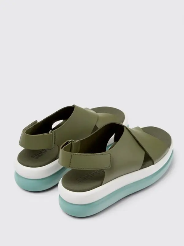 Camper Heeled Sandals - Green