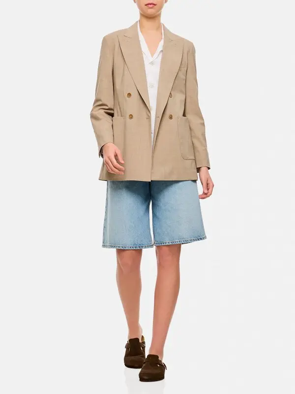 Max Mara Double-breasted Jacket - Beige