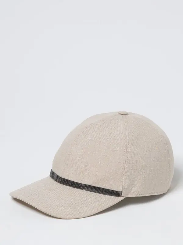 Brunello Cucinelli Baseball Cap - Beige