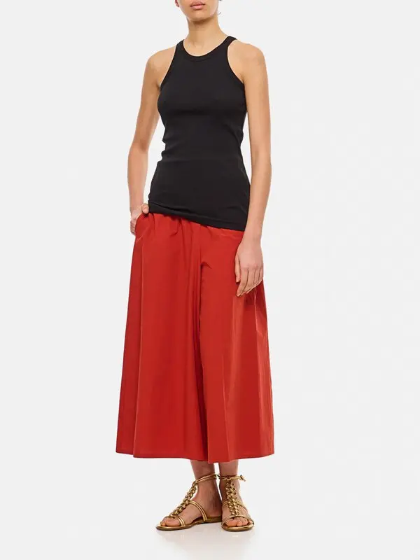 Sportmax Ribbed Racerback Tank Top