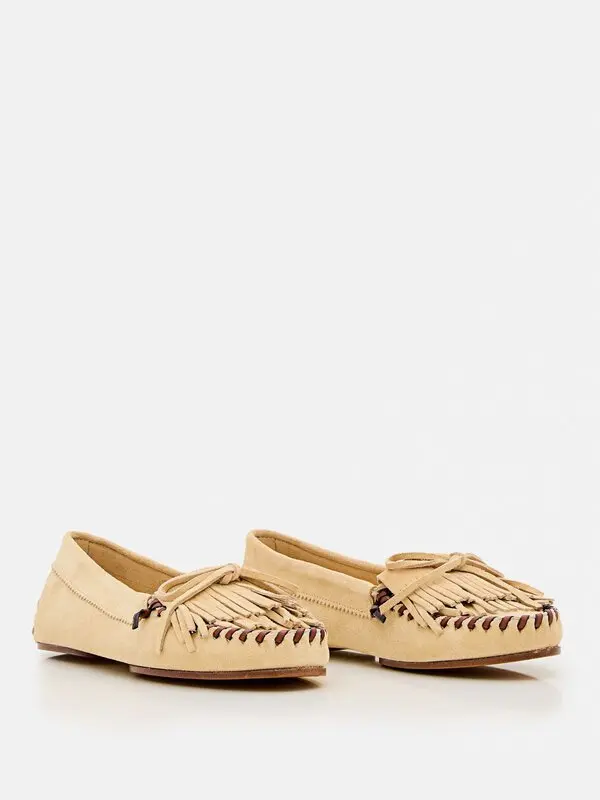 Paris Texas Loafers - Beige