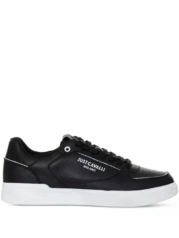 Just Cavalli Logo-print Sneakers - Black
