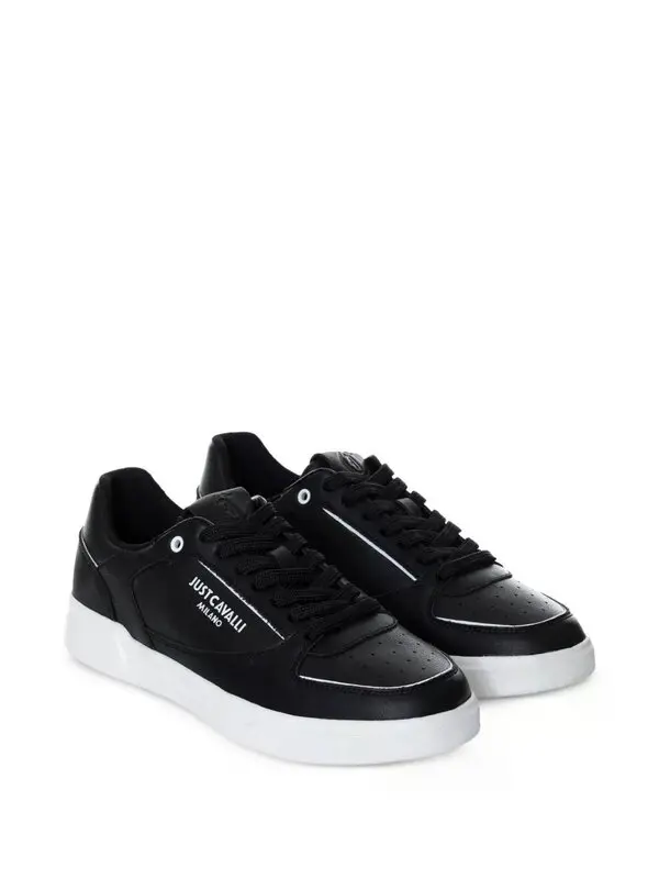 Just Cavalli Logo-print Sneakers - Black