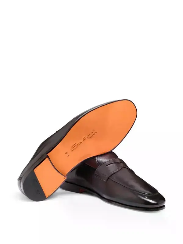 Santoni Carlo Loafers - Brown