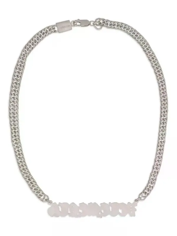 Vetements Gothic Logo Necklace