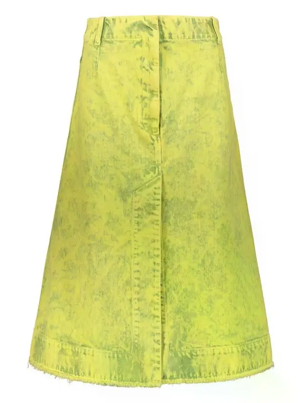 Cédric Charlier Denim Midi Skirt