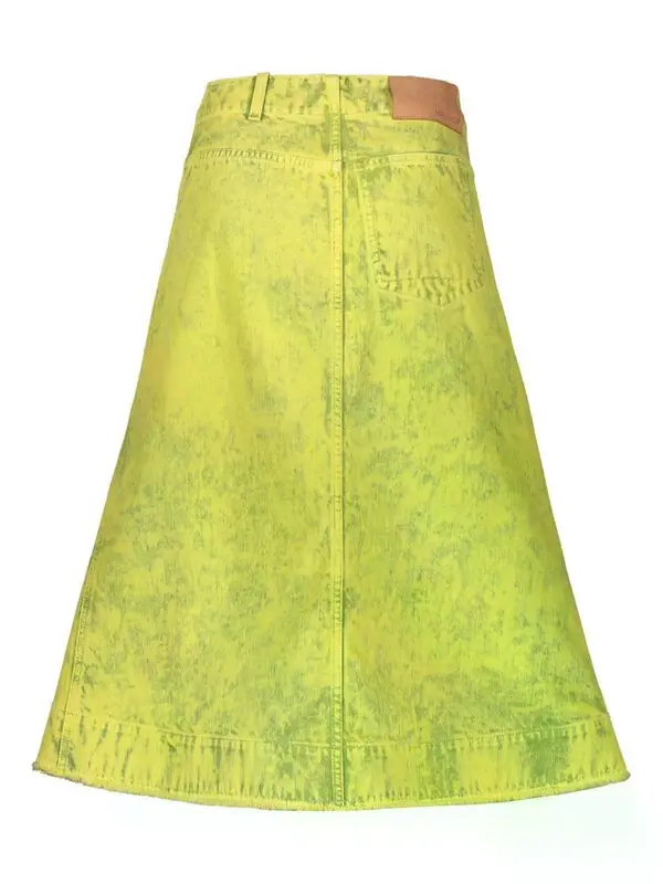 Cédric Charlier Denim Midi Skirt