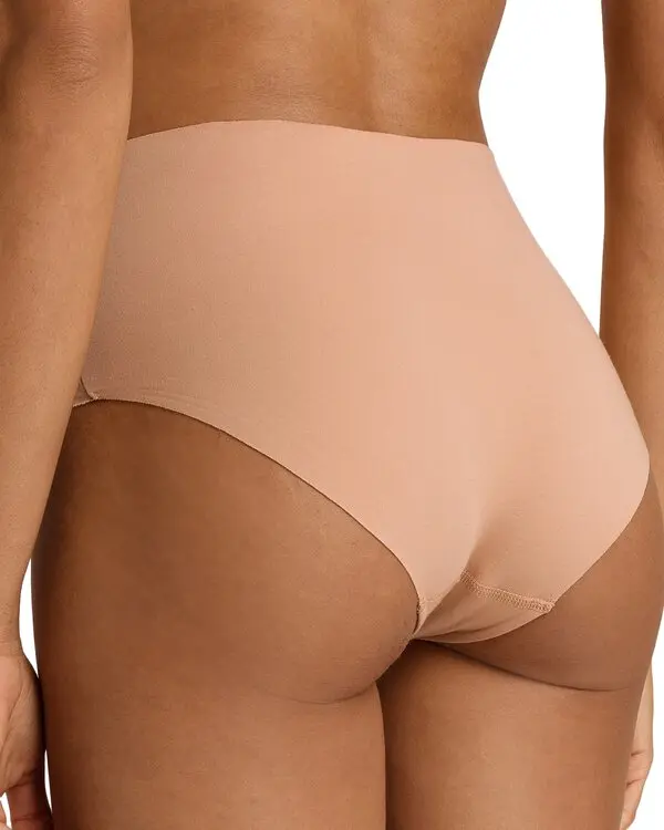 Hanro Invisible Cotton Blend Full Brief - Beige