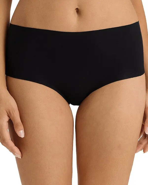 Hanro Invisible Cotton Blend Full Brief - Black