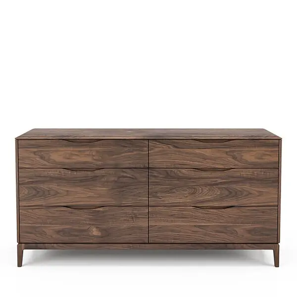 HUPPE River 6 Drawer Dresser - Brown