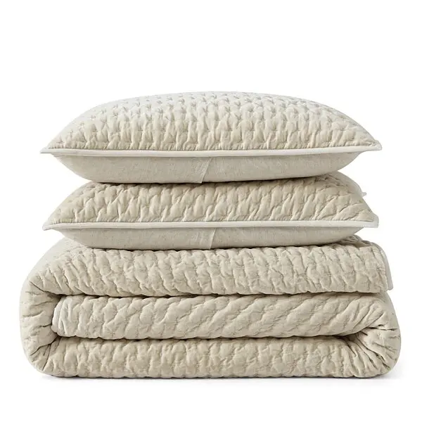 Dkny Pure Velvet Quilt Set, King - Birch