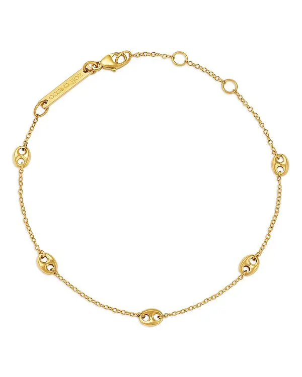 Zoe Chicco 14k Yellow Mariner Link Bracelet - Gold