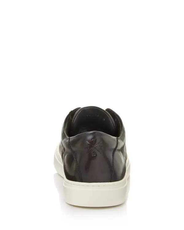 To Boot New York Cale Leather Sneakers - Ebony