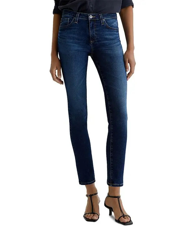 Ag Mid-rise Ankle Skinny Jeans