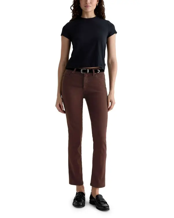 Ag Mari Mid Rise Slim Straight Jeans