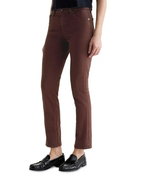 Ag Mari Mid Rise Slim Straight Jeans