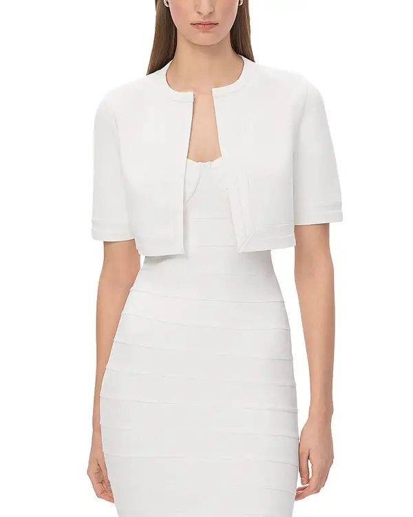 Herve Leger Marie Bolero - Alabaster