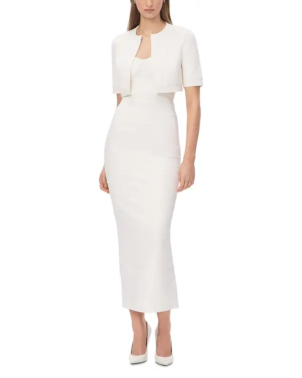 Herve Leger Marie Bolero - Alabaster