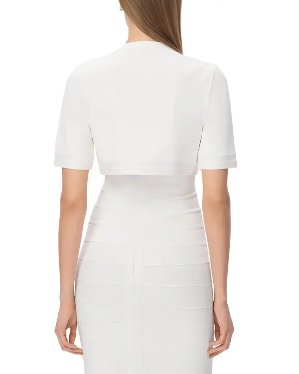 Herve Leger Marie Bolero - Alabaster