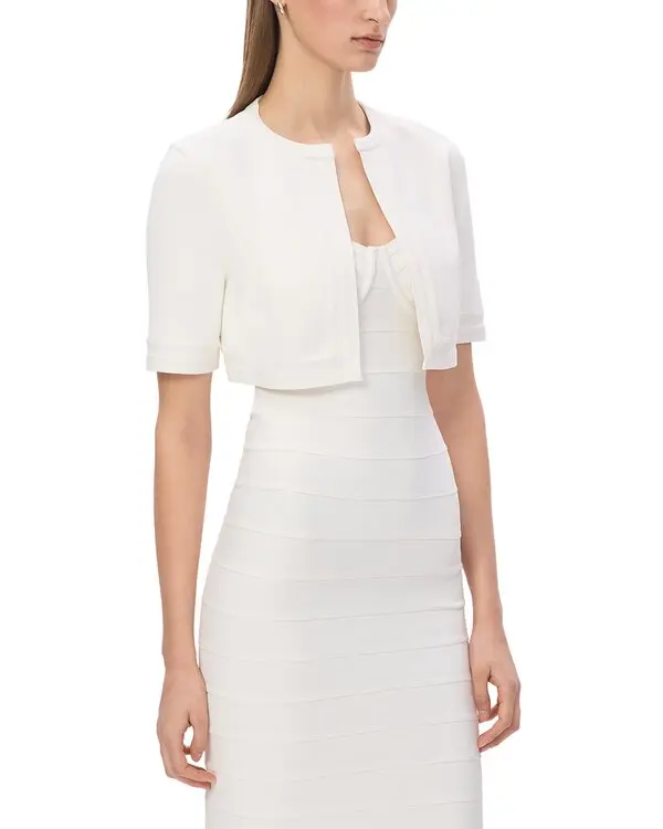 Herve Leger Marie Bolero - Alabaster