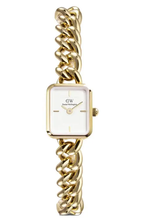 DANIEL WELLINGTON Jolie Chain Bracelet Watch - Gold