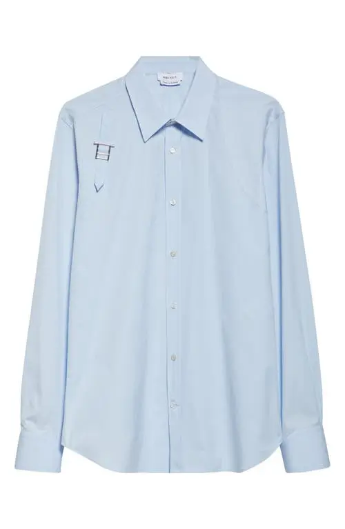 Alexander McQueen T-bar Harness Poplin Button-up Shirt