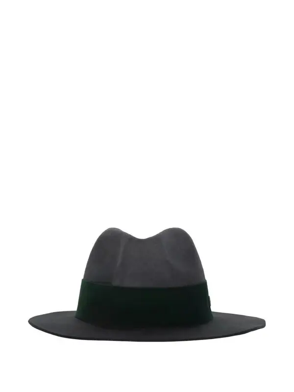 Emporio Armani Wool Fedora - Grey