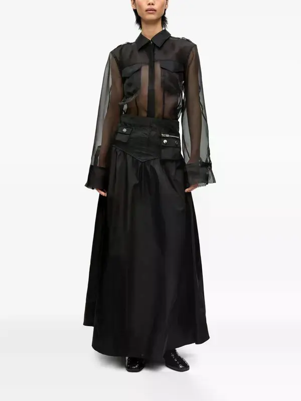 GANNI High-waisted Maxi Skirt