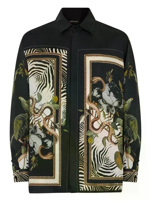 Roberto Cavalli Silk Shirt