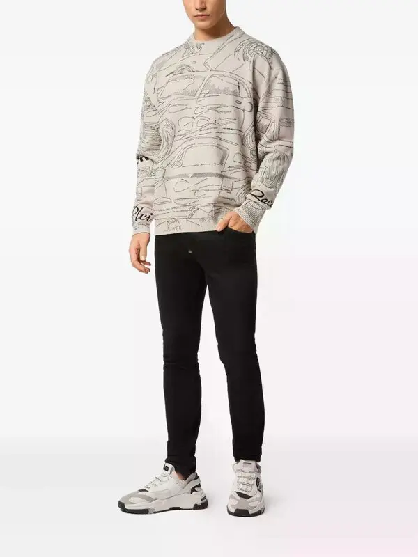 Philipp Plein Cars Racing Jumper