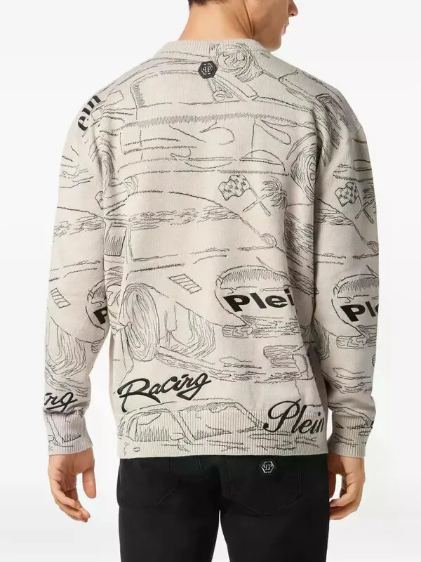 Philipp Plein Cars Racing Jumper