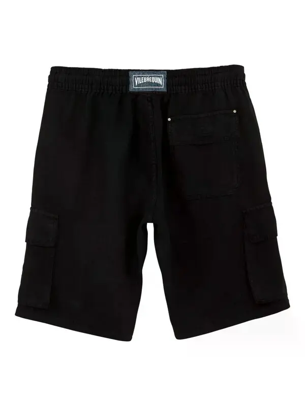 Vilebrequin Linen Bermuda Shorts - Black