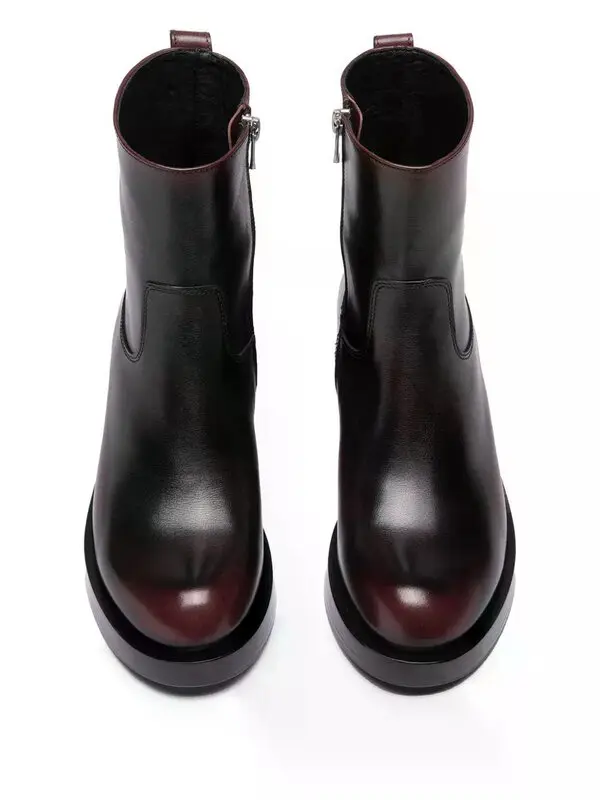 Officine Creative Leather Boots - Red