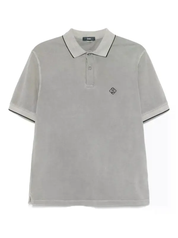 Herno Logo-embroidered Polo Shirt
