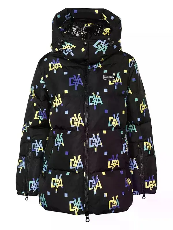 Duvetica Monogram-print Puffer Jacket