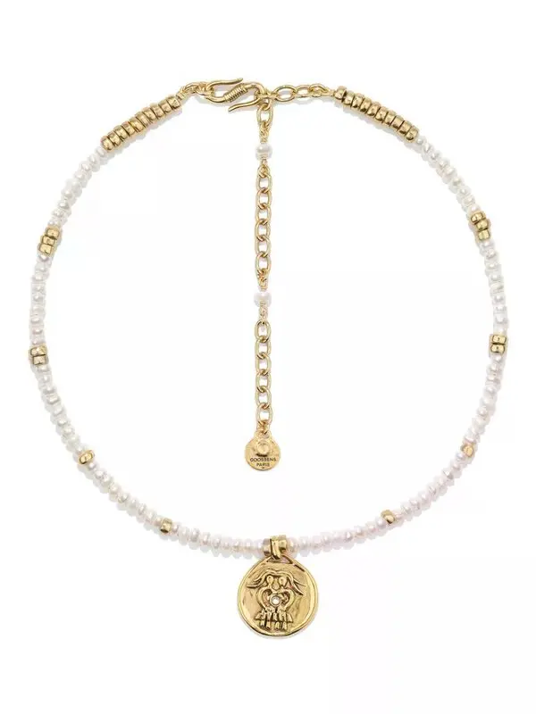 GOOSSENS Astro Gemini Pearl Necklace - Gold