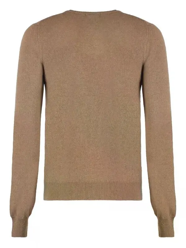 Malo Wool Jumper - Brown