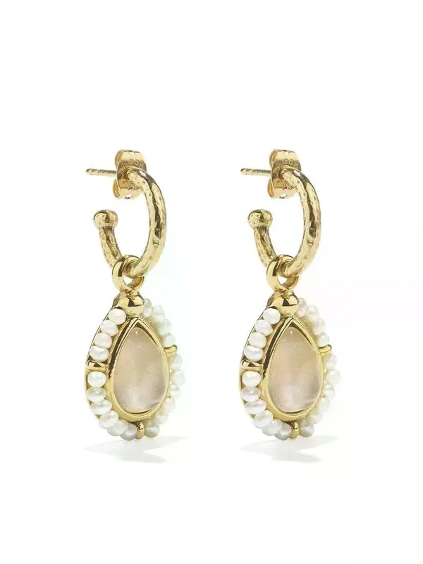 GOOSSENS Venise Rock Crystal Drop Earrings - Gold