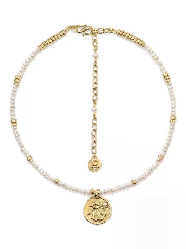 GOOSSENS Astro Virgo Pearl Necklace - Gold