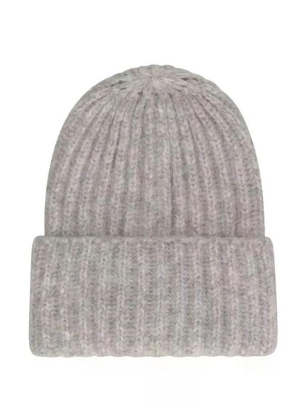 Malo Wool-blend Beanie - Grey