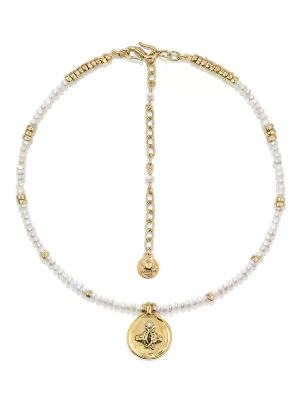GOOSSENS Astro Taurus Pearls Necklace - Gold