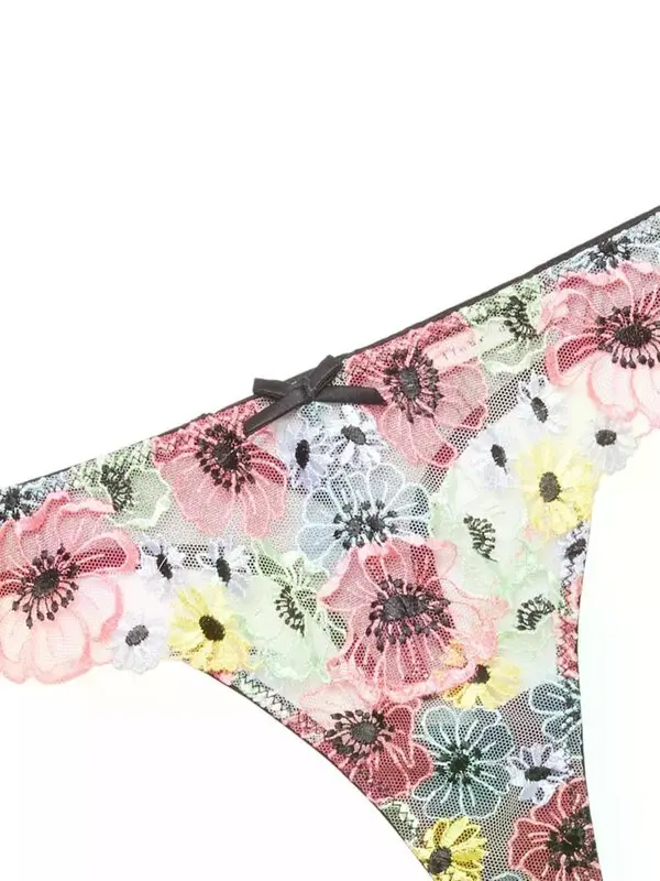 FLEUR DU MAL Azalea Thong - Pink