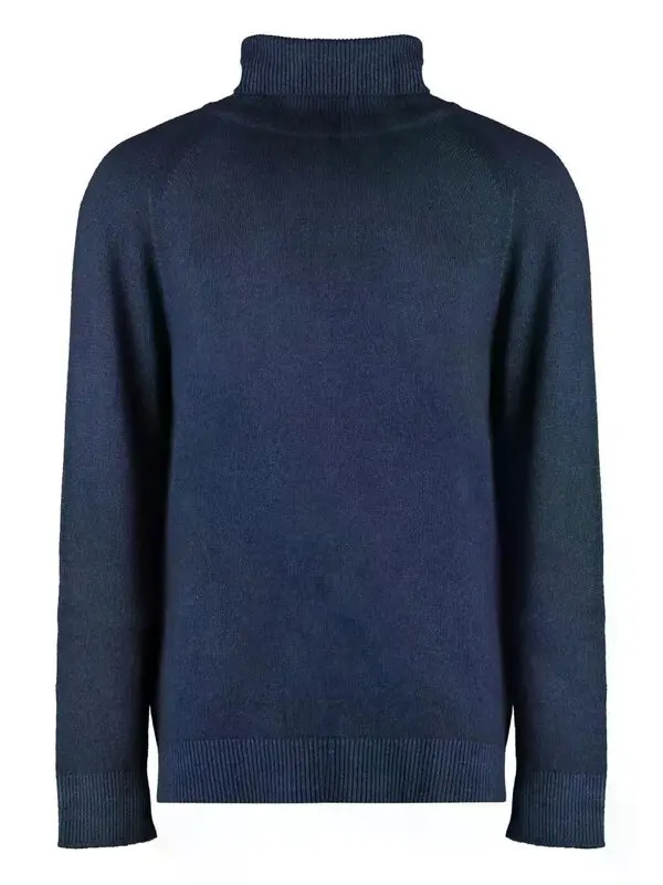 Malo Roll-neck Sweater - Blue
