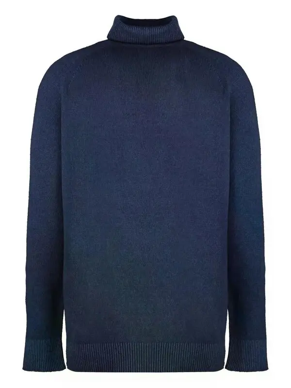 Malo Roll-neck Sweater - Blue