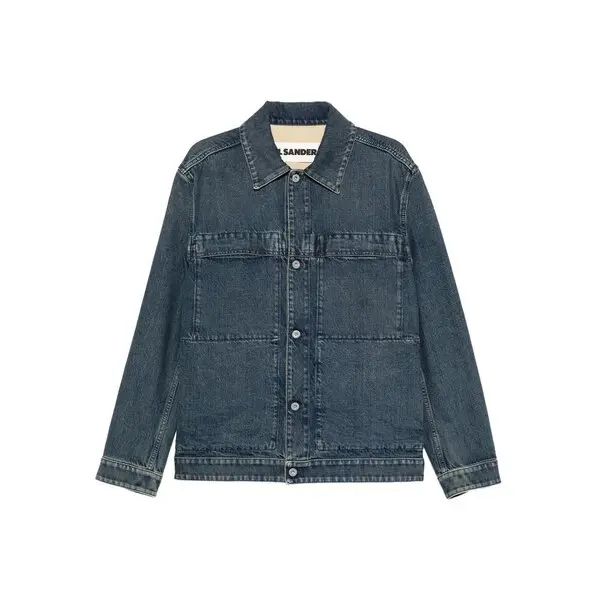JIL SANDER Jackets - Blue