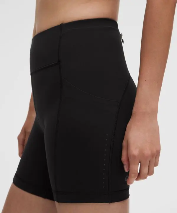 Lululemon Swift Speed High-rise Short 6 - Black